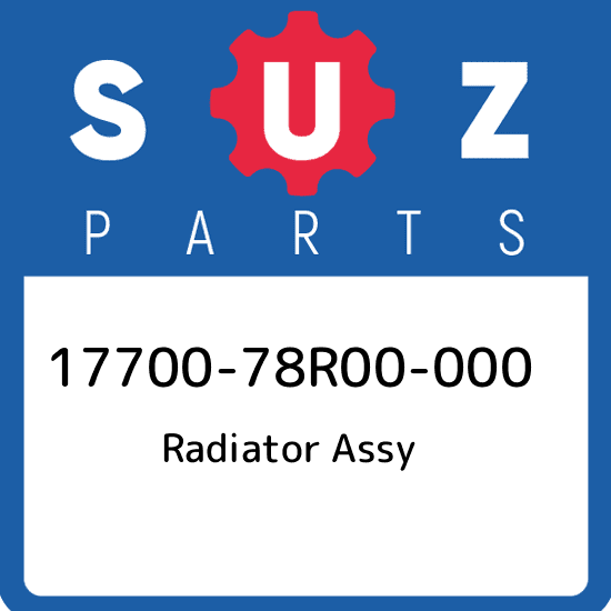 17700-78R00-000 Suzuki Radiator assy 1770078R00000 Genuine OEM Part for ...