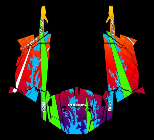Polaris 900 xp RZR Maddness Design Decal Graphic Kit Wraps 2015-2018 | eBay