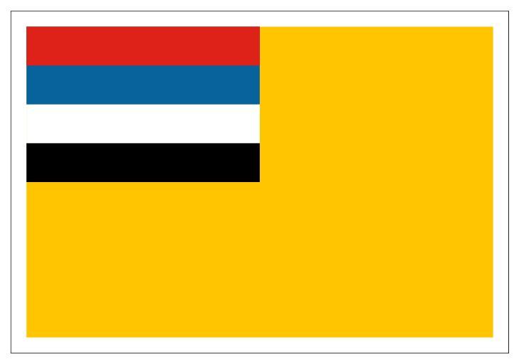 Manchukuo Flag Sticker Decal F726 | eBay