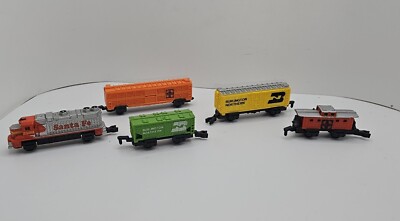 Micro Machines Trains Vintage Galoob Santa Fe Freight Train (1989) | eBay