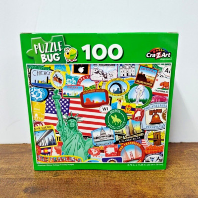 Puzzlebug American Sticker Collage - 100 Pieces Jigsaw Puzzle | eBay