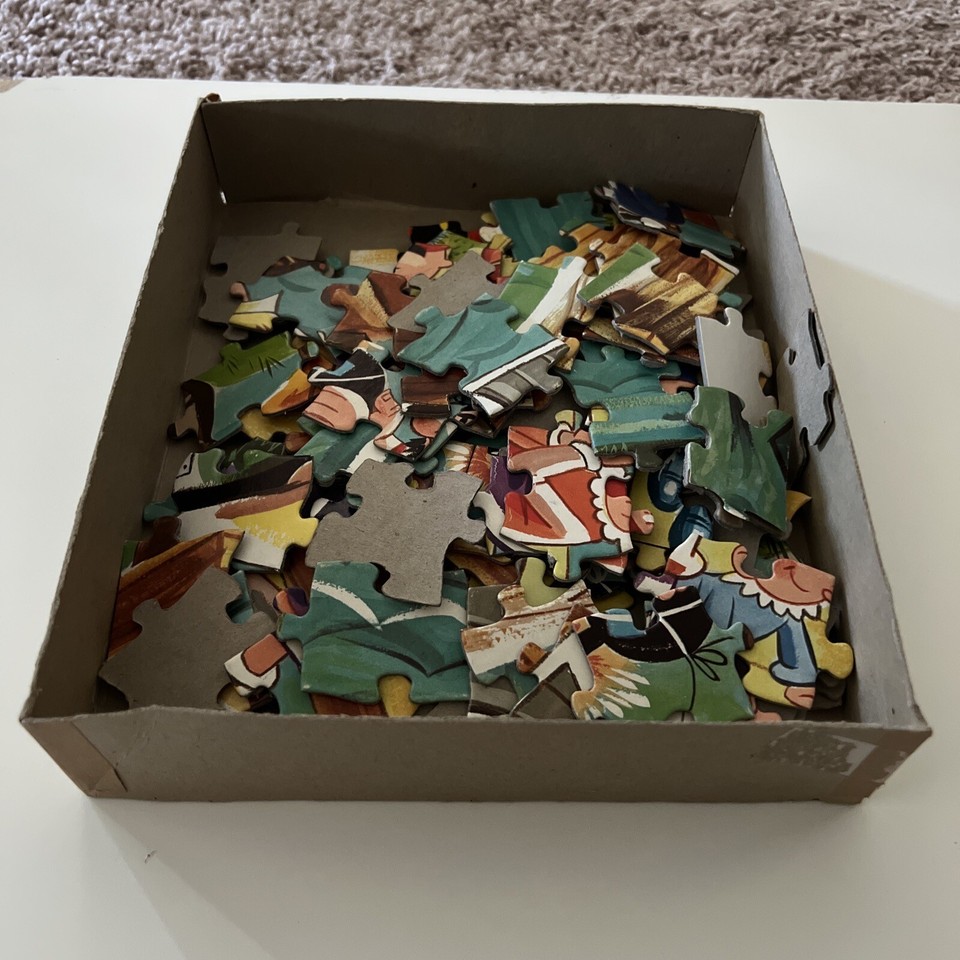 Vintage Jaymar Popeye Surprise Catch Jigsaw Puzzle Complete With Box | eBay