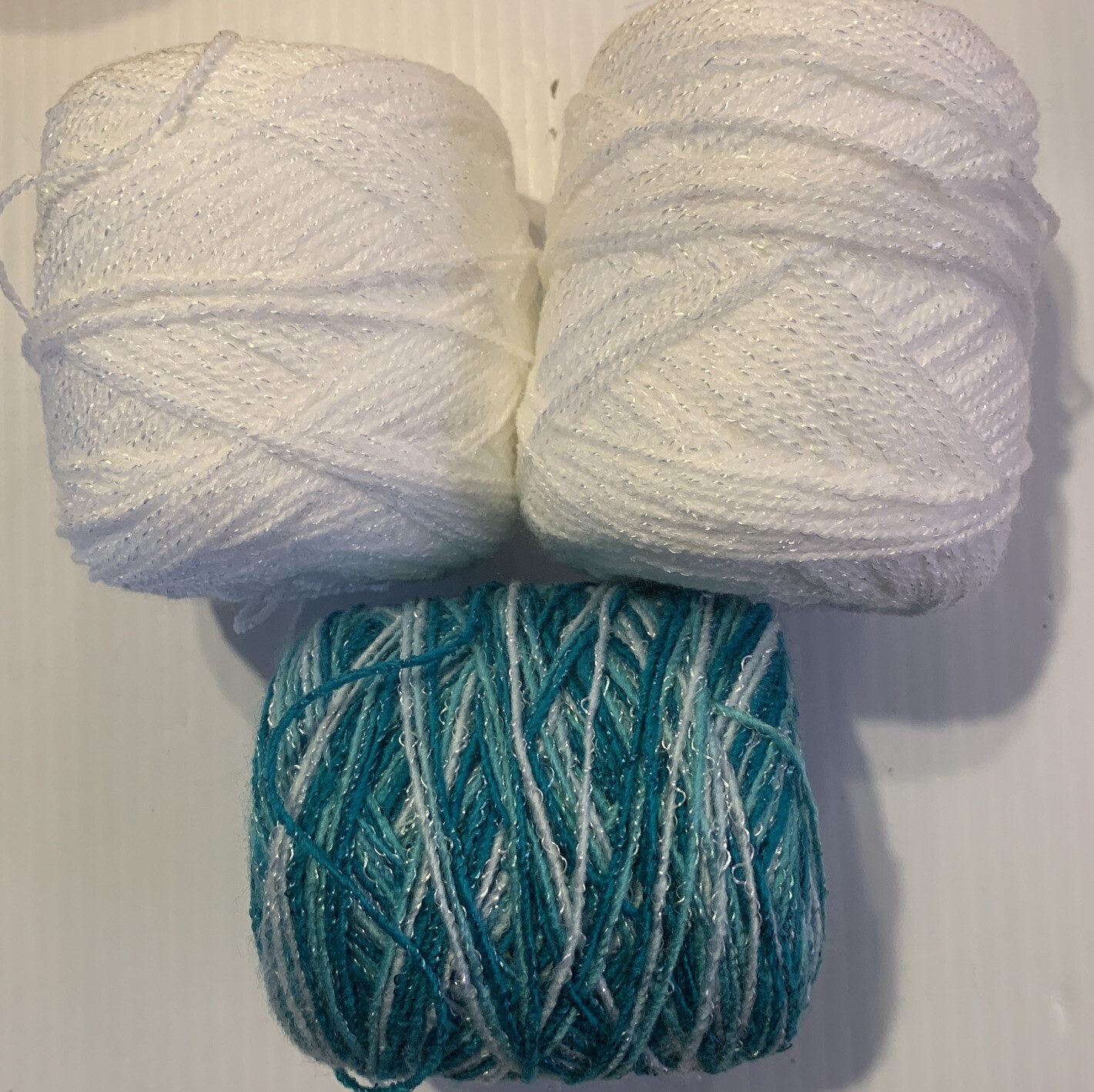 Yarn Estambre Brisa Colors 01/799. Acrylic/Rayon. 450 Yards per ball.1 ...