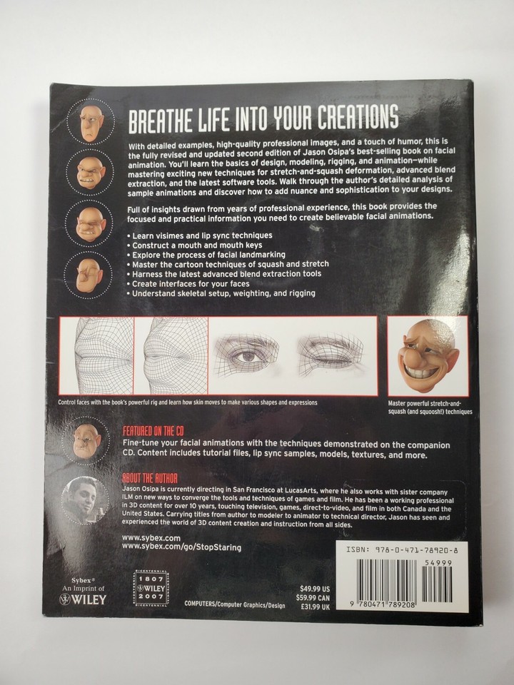 Stop Staring: Facial Modeling and Animation Done Right by Jason Osipa ...