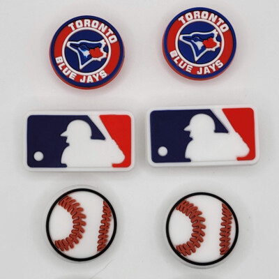 MLB Toronto Blue Jays Baseball Team For Crocs Shoe Charms Jibbitz - 6 ...