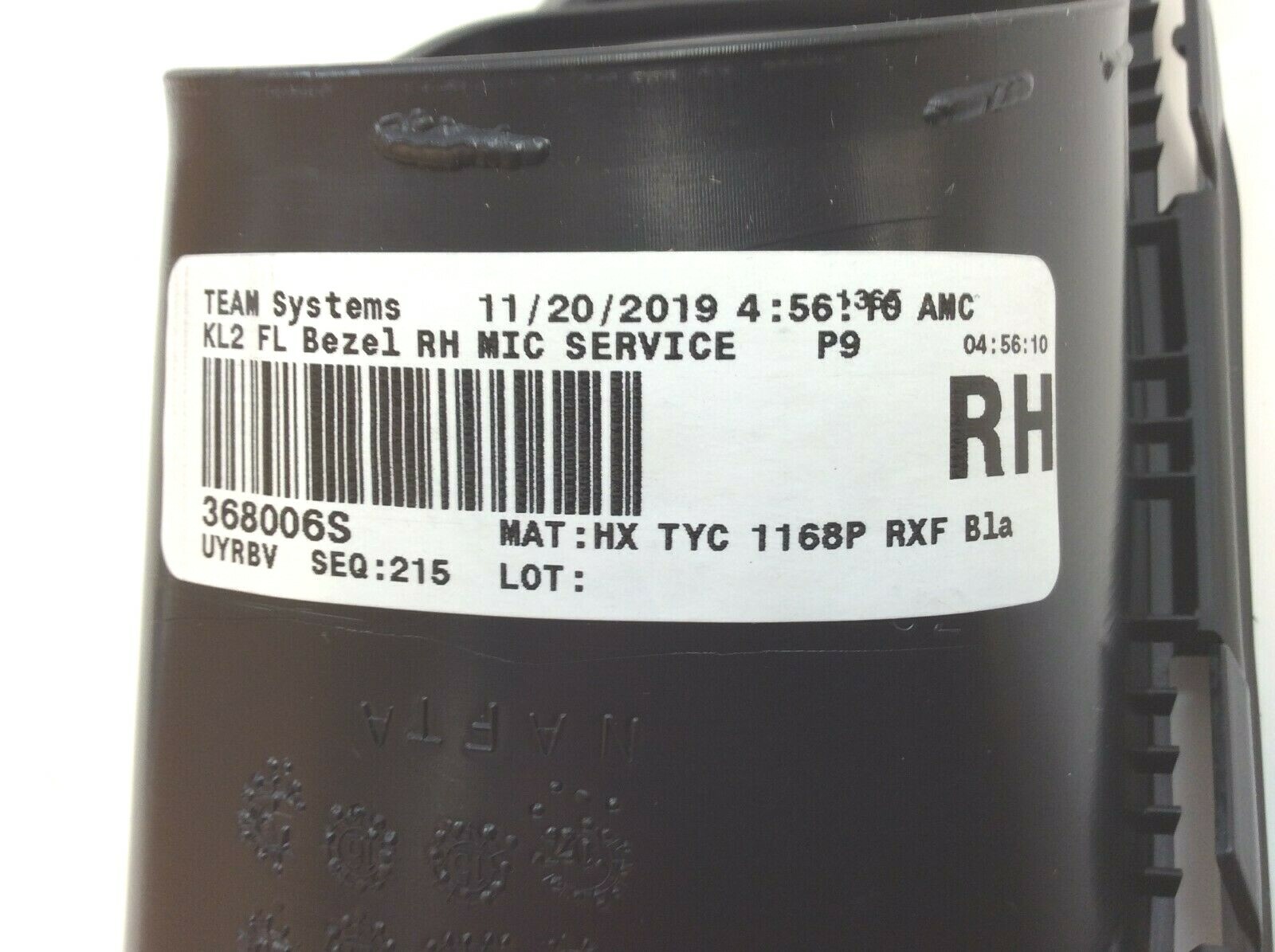 2014-2018 Jeep Grand Cherokee Front RH Passenger Fog Lamp Bezel black ...