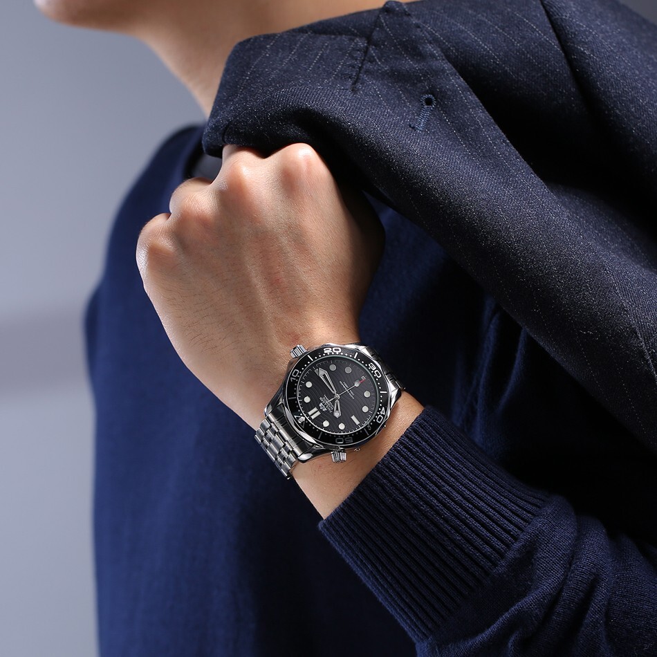 Paulareis Automatic Watch Men's Luxury Stainless Steel Wateproof ...