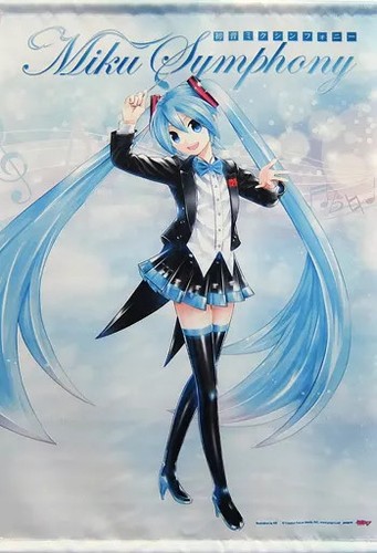Hatsune Miku Vocaloid Symphony Original A2 Tapestry Wall Scroll Poster ...