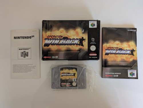Operation Winback N64 - PAL Version Nintendo in OVP mit Anleitung selten rar | eBay.de