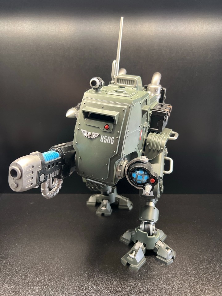 Joytoy Warhammer 40K Imperial Guard Sentinel Walker w/ Pilot Figure ...