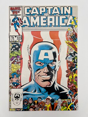 Captain America 323 1st John Walker US Agent 25th Anniversary Border ...