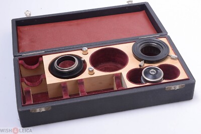 LEITZ LEICA ‘DARK FIELD?’ CONDENSER W/ HOLDER & APERTURE FOR ANTIQUE ...