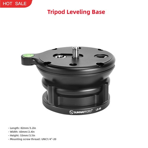Tripod Leveling Base Horizontal Adjustment Base for Panoramic Head LB ...