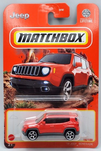 Matchbox 19 Jeep Renegade Orange | eBay