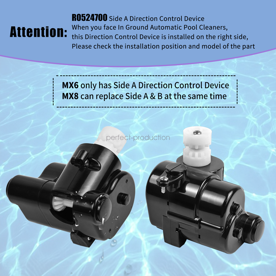 R0524700 Side A Direction Control Device For Zodiac Baracuda MX8,MX6 ...