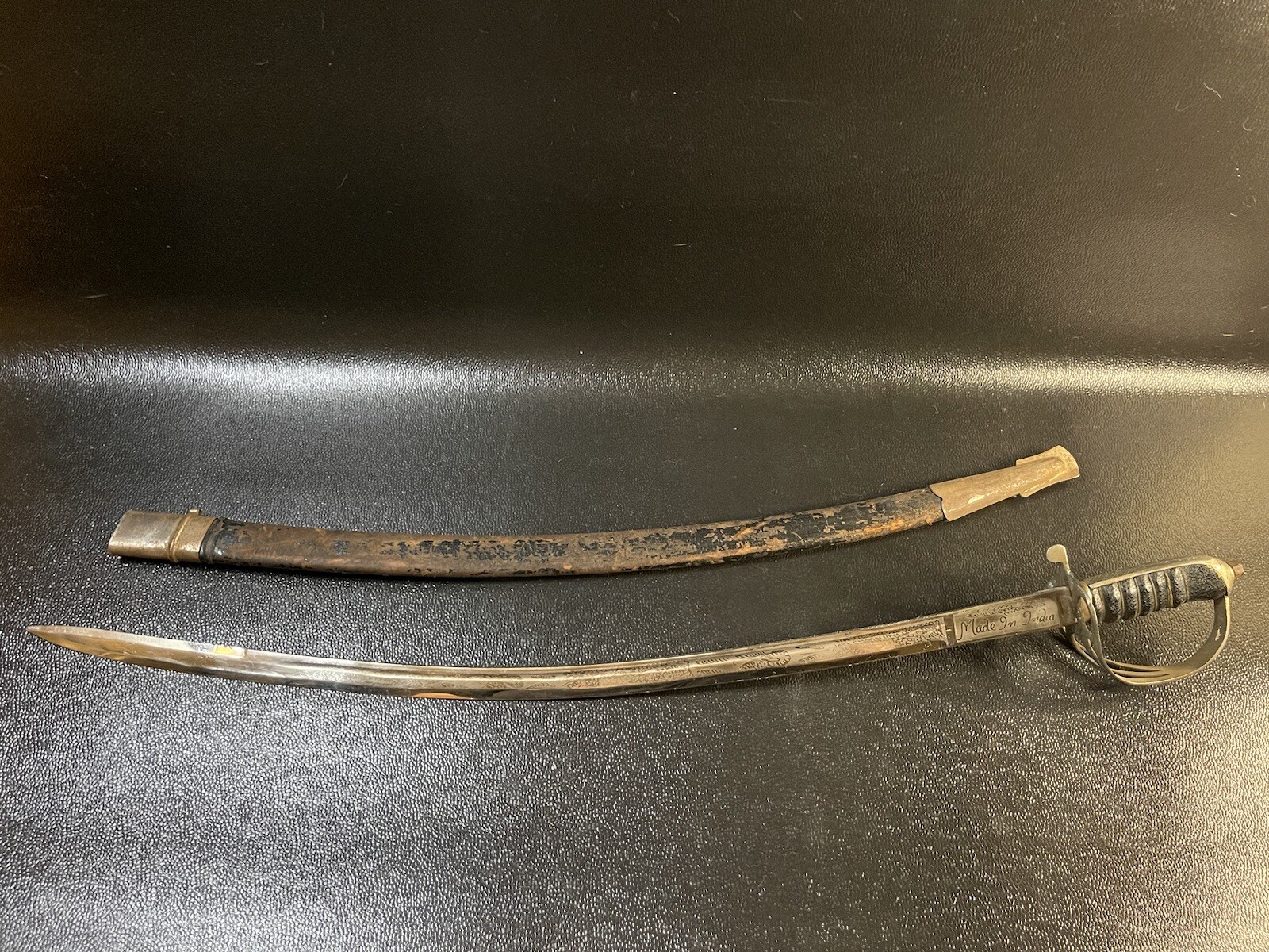 42” Blade Long Sword Made In India Vintage Steel Antique Persian Forged ...