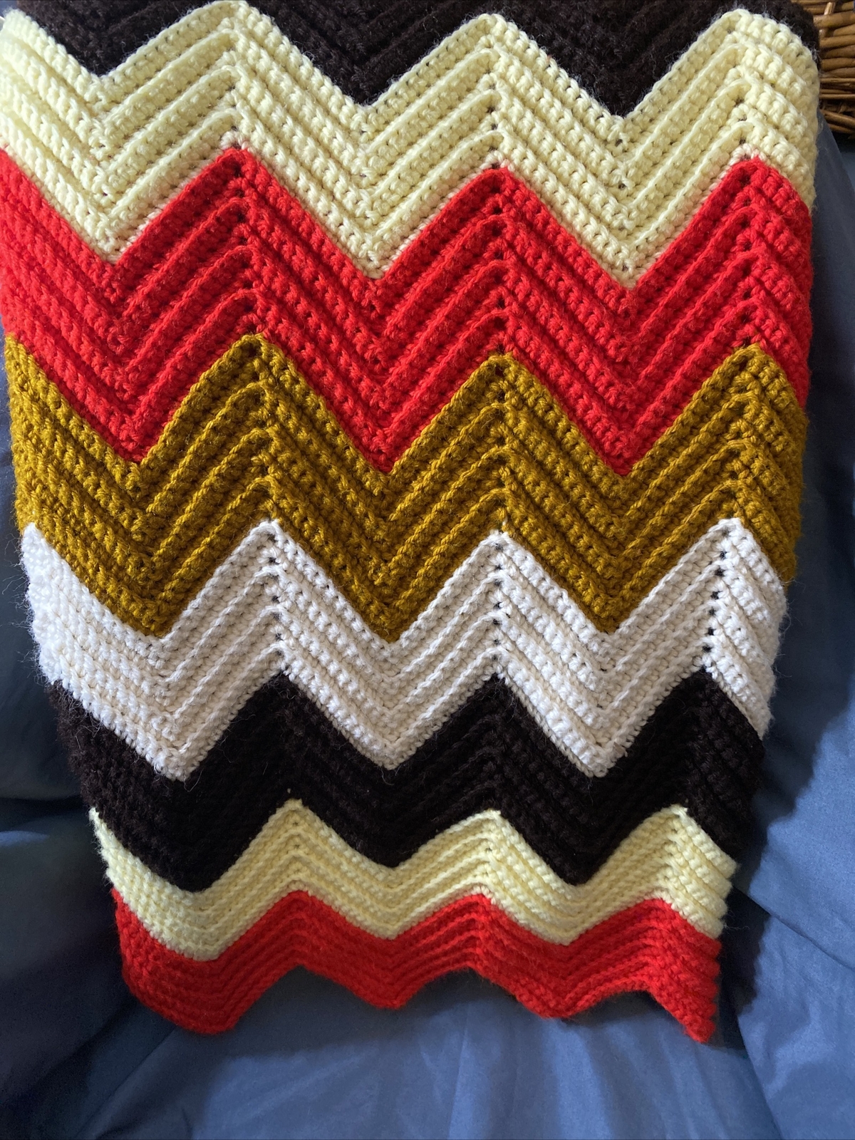 Vintage Ripple Afghan Crochet Pattern