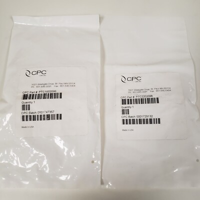 Cole-Parmer CPC (Colder) Twintube Coupling Body PTC1602096 & Insert PTC2202096 | eBay