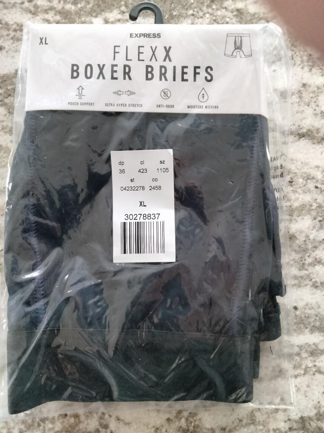 Express Flexx Micro Packaged Boxer Brief Mens Underwear XLarge MINT ...