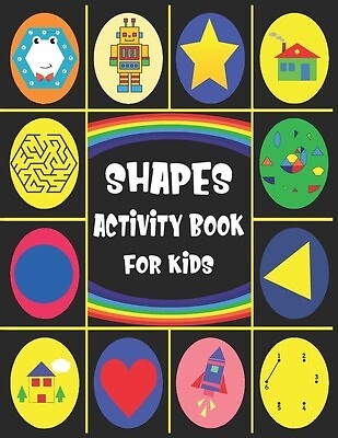 Shapes activity book for kids Learn build geometry by Books M Ali ...
