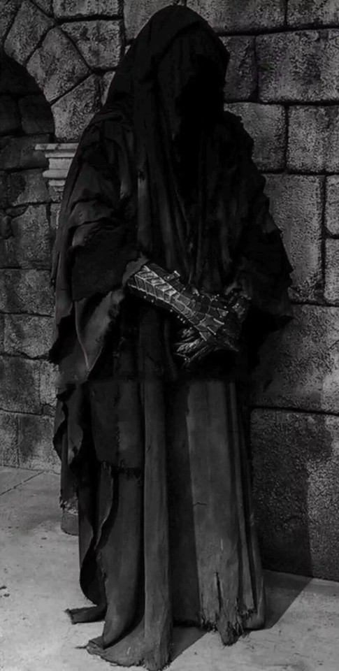 Ring Wraith Costume Nazgul Costume Black Cape Cloak | eBay