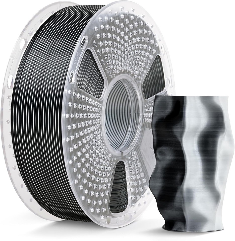 SUNLU Silk Textures PLA+ 3D Printer Filament Dual/Triple Color 1KG 1 ...
