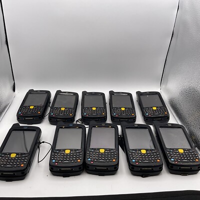Lot of 10Motorola MC55 Wireless Barcode QR Code Scanner MC5574 AND ...