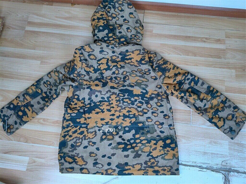 WW2 GERMAN AUTUMN OAK LEAF CAMO WINTER REVERSIBLE PARKA WWII Repro ...