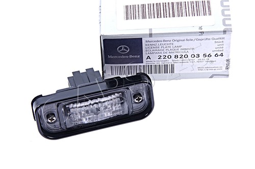 Genuine MERCEDES W220 Sedan License Plate Lamp 2208200356 | eBay