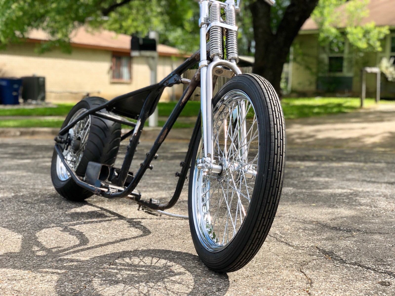 Narrow DNA Springer Front End hoop Kit Bobber IronHead Xs650 shovelhead ...