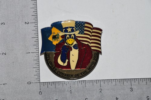 DELAWARE DE 2002 Odyssey of the Mind PIN - Blue Rooster Uncle Sam Red ...