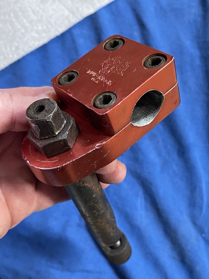 ORIGINAL RED TUF NECK TIGER STAMP STEM GOOSE NECK OLD SCHOOL BMX GT ...