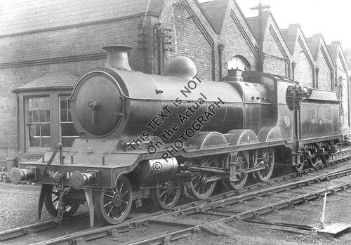 GREAT CENTRAL RAILWAY GCR Class 8G 4-6-0 #1113 Locomotive Train LARGE ...