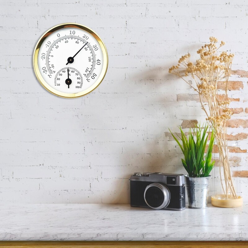 Mini Dial Type Hygrometer Mixed Color Thermo-Hygrometer Sauna | eBay