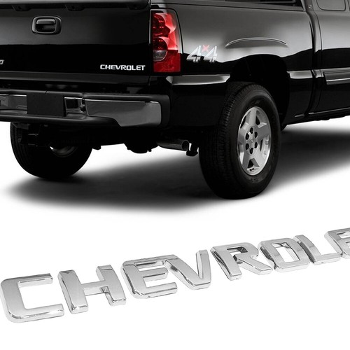 for Chevrolet Gloss Chrome Rear Lifgate Emblem Letter Tailgate ...