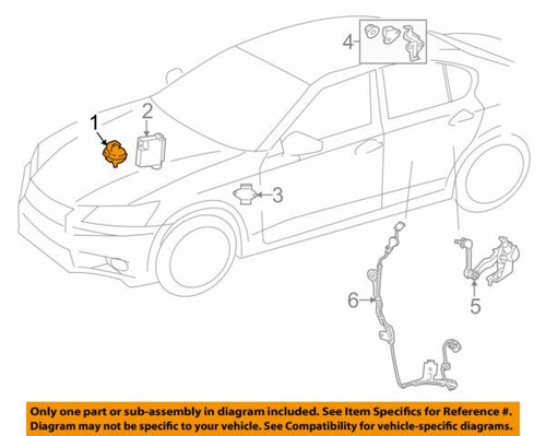 89241-30041 Toyota Actuator, absorber control 8924130041, New Genuine ...
