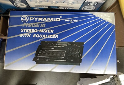 Vintage Pyramid PR-2700 Stereo DJ Mixer 5 Channel | eBay