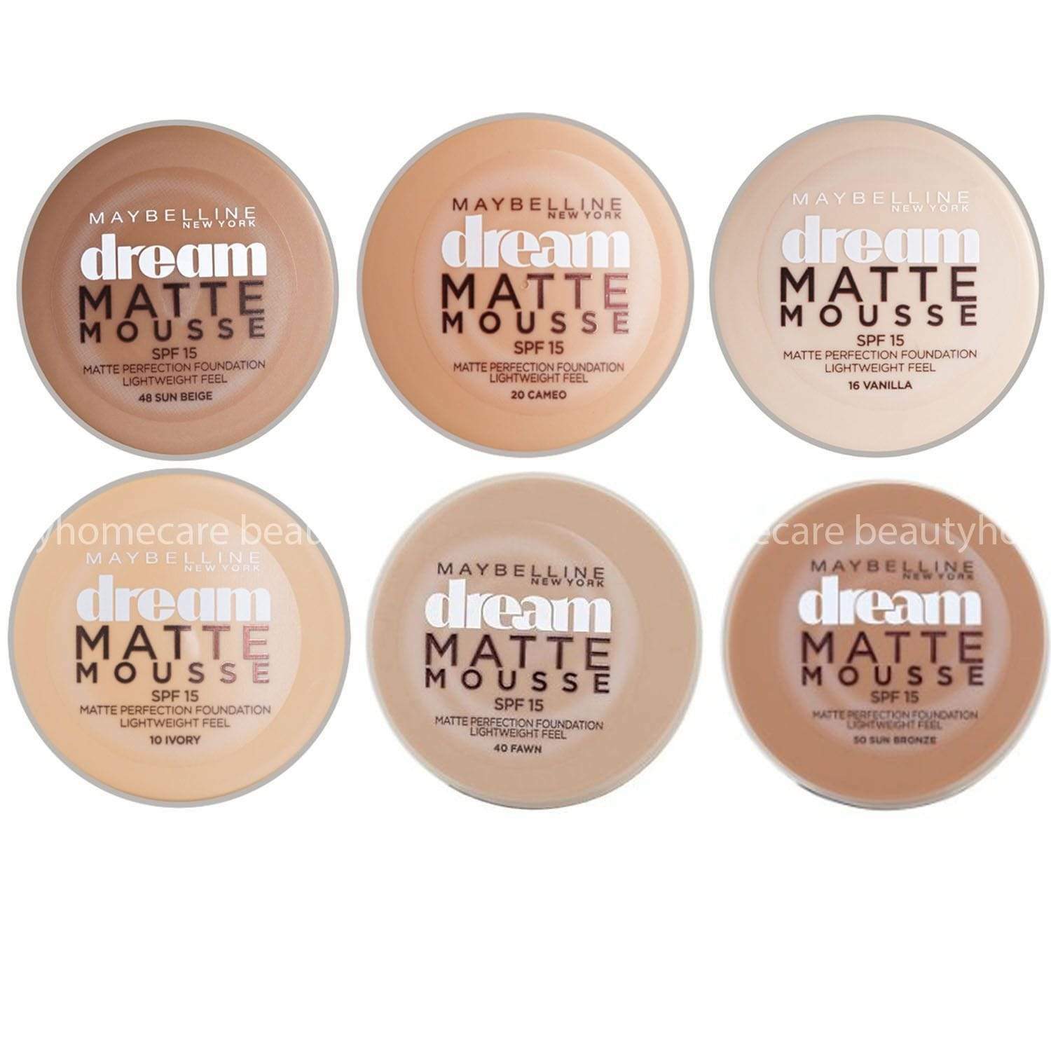 Maybelline Dream Matte Mousse Makeup All Shades - Makeup Vidalondon