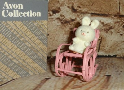 Avon Spring Bunny Collection Bunny in Rocker | eBay