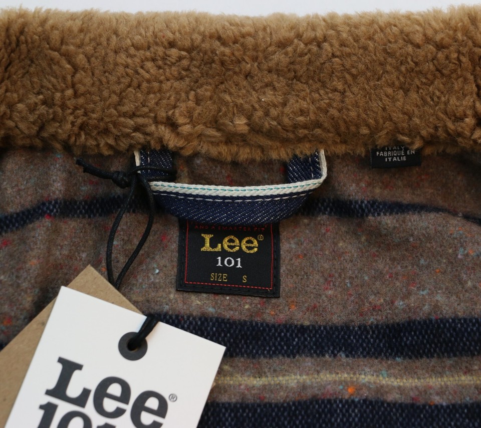 Lee 101 91B Denim Jacket Japanese Selvedge Men's Sizes Made in Italy ...