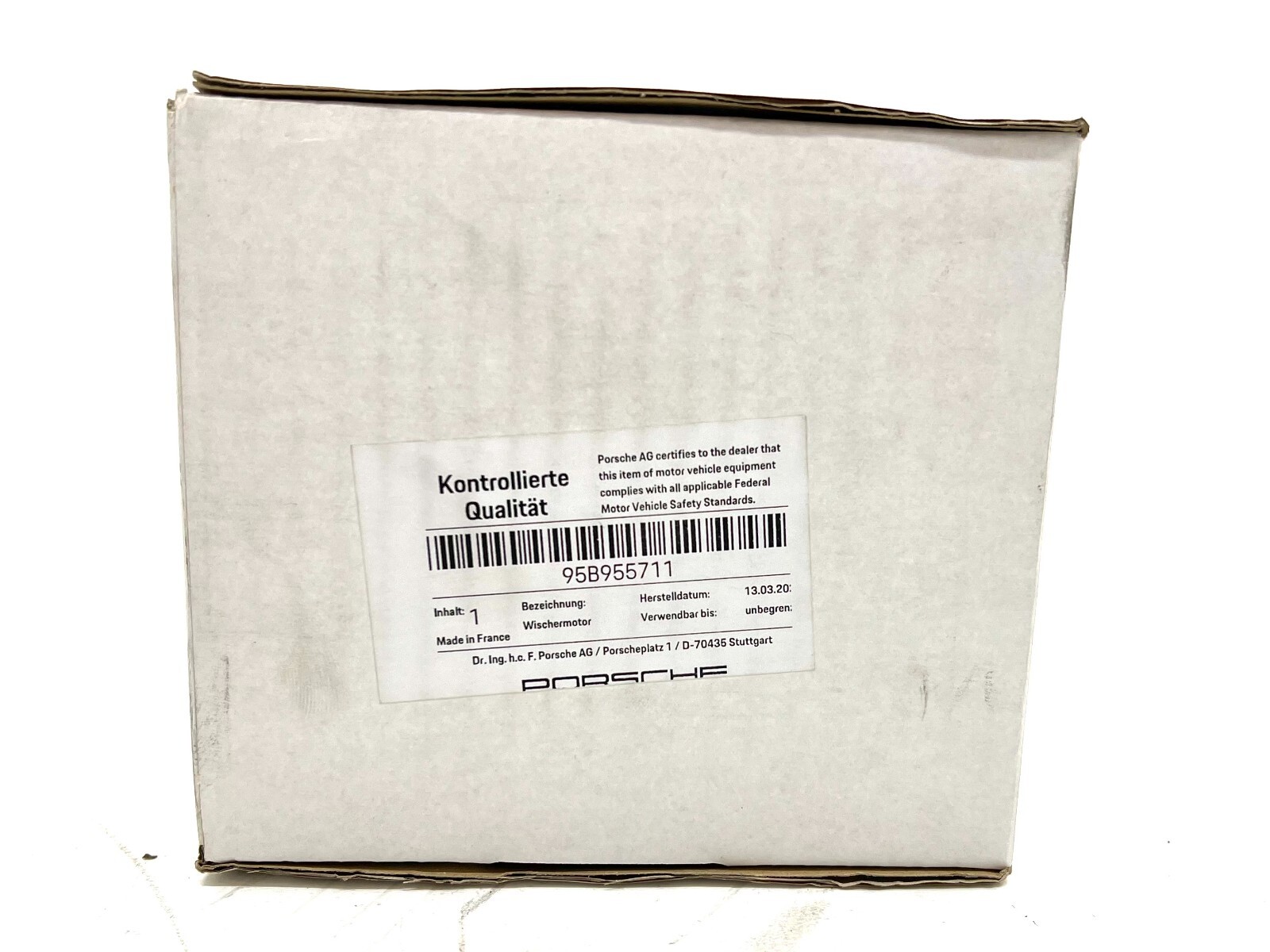 Porsche Macan 2015 95b Rear Window Wiper Motor 95B955711 for sale ...