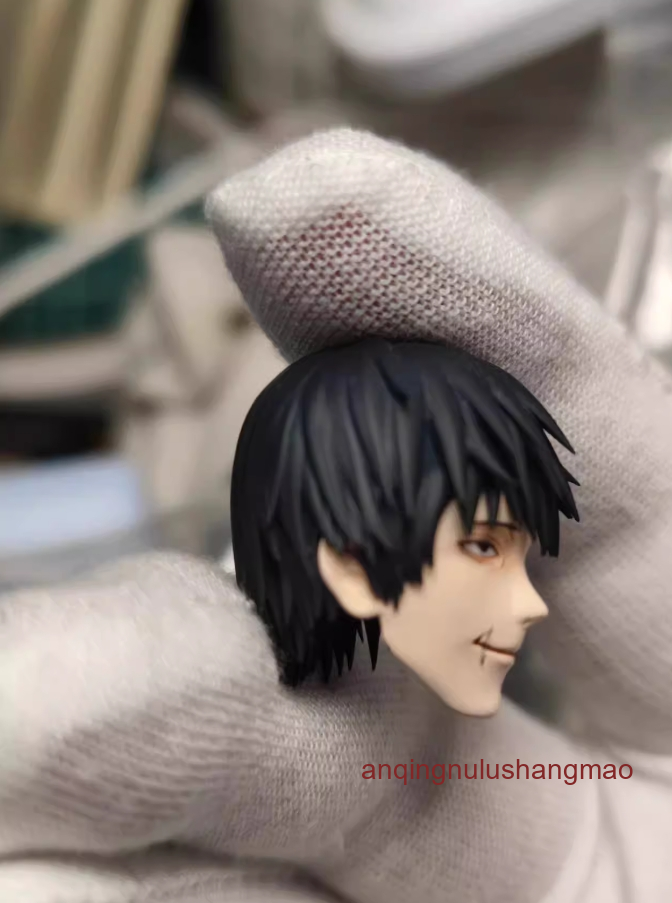 Custom Jujutsu Kaisen Fushiguro Toji Head for 1/12 Romankey Body（No ...