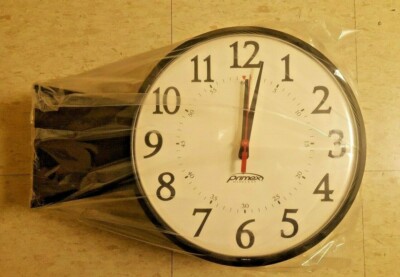 Primex Wireless Clock 12.5 Analog 14164 double faced Wall Ceiling Mount ...