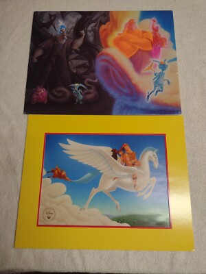 Walt Disney Store Hercules Exclusive Commemorative Lithograph W ...