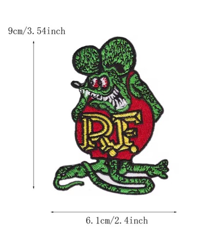 Rat Fink Patch Set of Three iron on patches Embroidered 3 | eBay