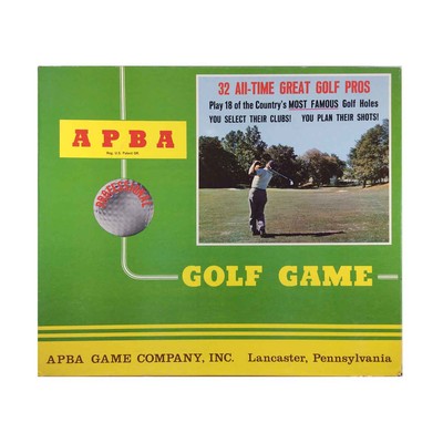 APBA Golf APBA Professional Golf Game Box Fair/VG+ | eBay