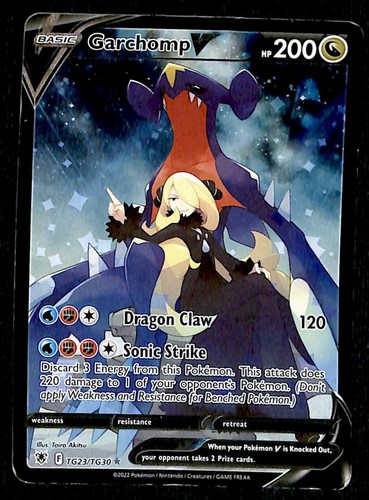 Garchomp V Astral Radiance TG23/TG30, VG (CREASE) Pokemon Card | eBay
