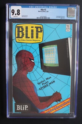 BLIP #2 Marvel Donkey Kong 1983 Spider-Man G.Goblin Stan Lee TRON ...