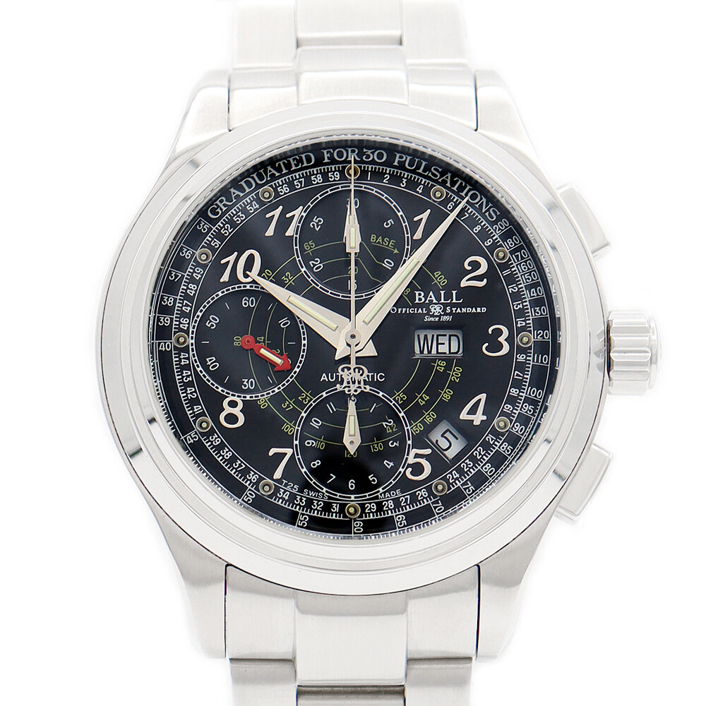 BALL+Trainmaster+Pulsemeter+Chronograph+Chronometer+CM1010D for sale ...
