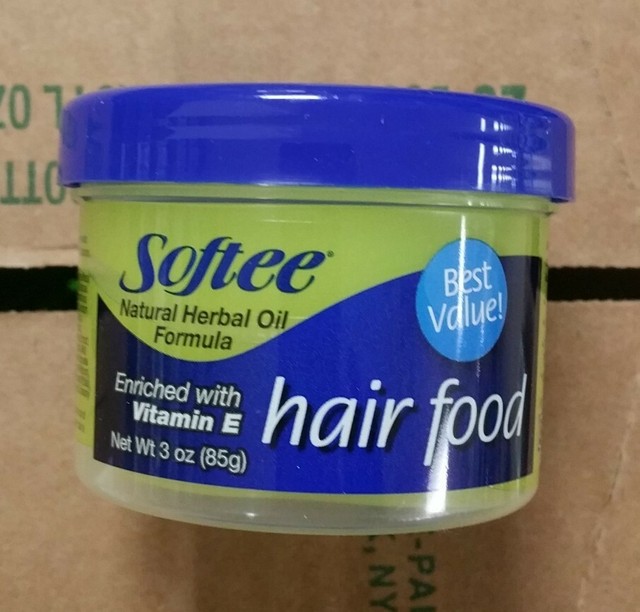 Softee Hair Food Natural Herbal Oil Formula Enriched with Vitamin E.3-oz. for sale online | eBay